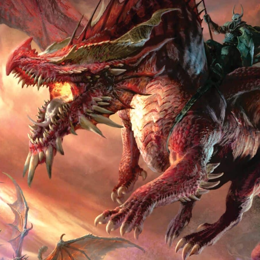 Red Dragon Attacking | Dungeon Mister